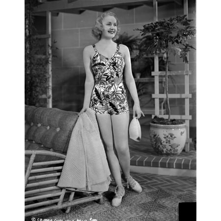 A Portrait Of Virginia Dale Wearing A Swimsuit Photo Print (8 x 10 ...
