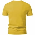 Casual Shirt for Men Crochet Stitch Knitted Crew Neck Short Sleeve ...