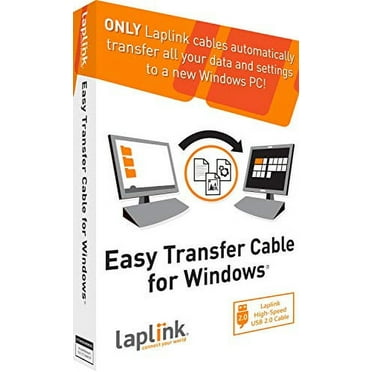 Laplink Easy Transfer Cable for Windows (1 Use) - Walmart.com
