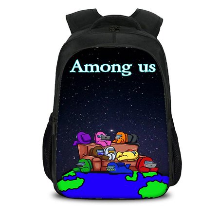 Among Us Design Backpack Student School Bags Kids Gift 16 Inchs ...