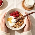 9 Pcs Wooden Coffee Spoon, Long Handle Wooden Teaspoon Set, Included ...