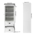 Ktaxon 2 Door Wardrobe Bedroom Armoire with 2 Drawers, Closet Storage ...