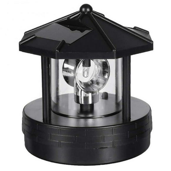 Solar Lighthouse Rotating Beacon