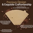 4 Cone Coffee Filters 200 Count, Unbleached Natural Paper 8-12 Cup ...