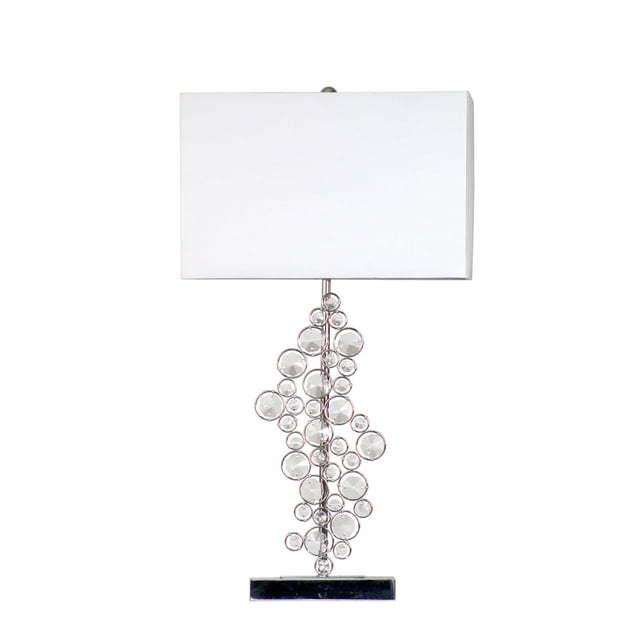 Elegant Designs Prismatic Crystal Sequin and Chrome Table Lamp - Walmart.ca