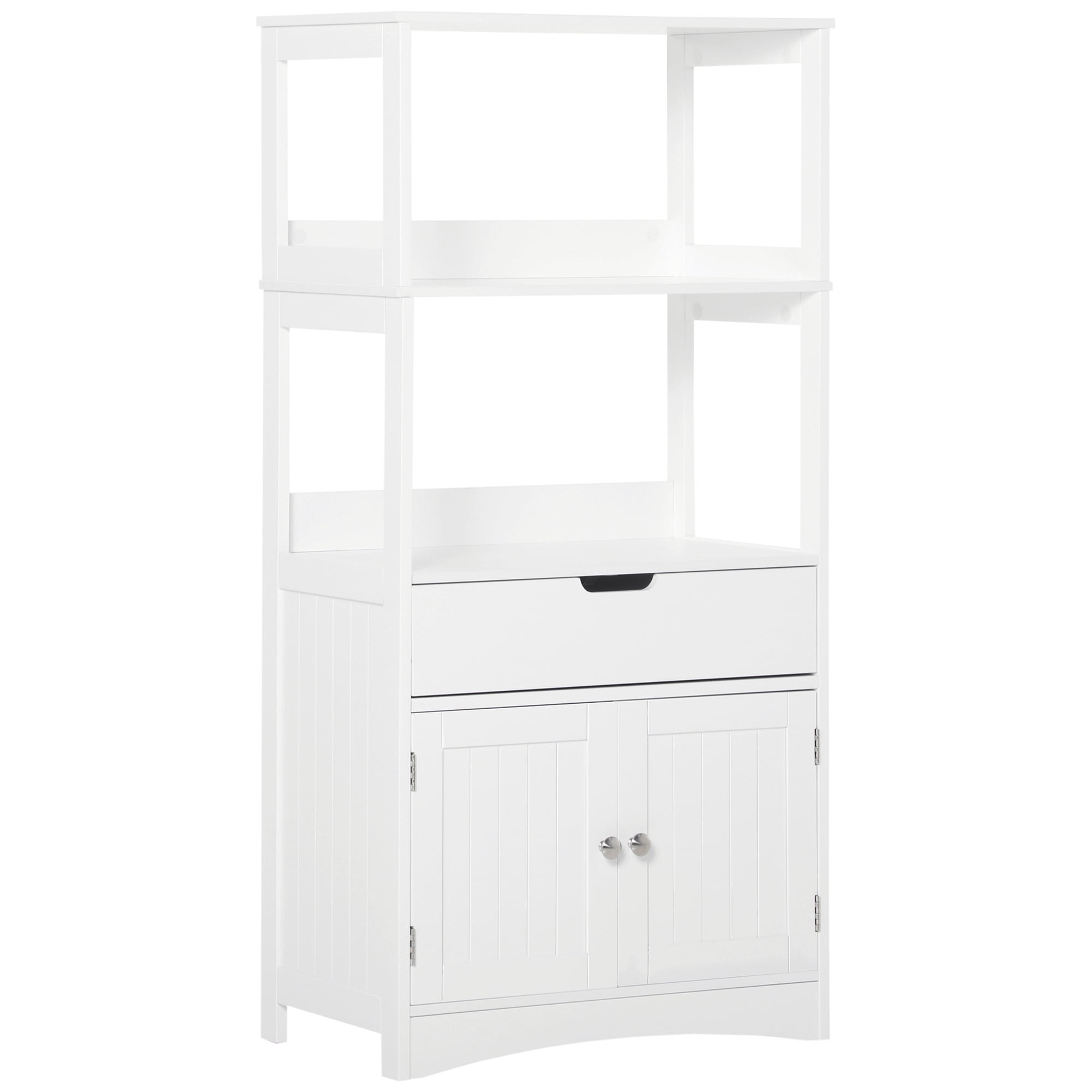 Click here for Kleankin Bathroom Floor Storage Cabinet Kitchen Si... prices