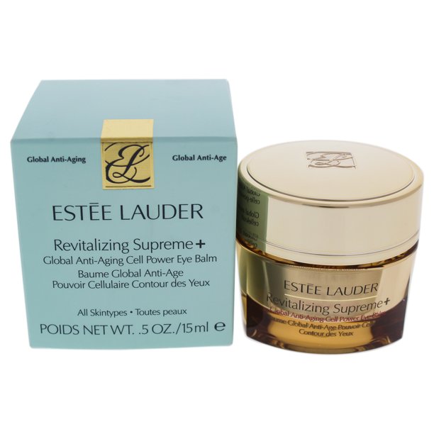 Bálsamo para ojos Estee Lauder Revitalizing Supreme Plus Global Anti-Aging Cell Power 0.5oz ...