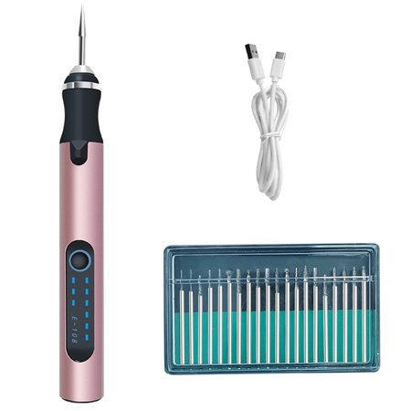 Electric Engraving Pen Cordless Micro Carving Pen with 3 Adjustable ...