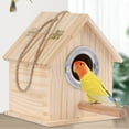 Bird Nesting House For Cage Parakeet Nest Box Bird House Parrots ...