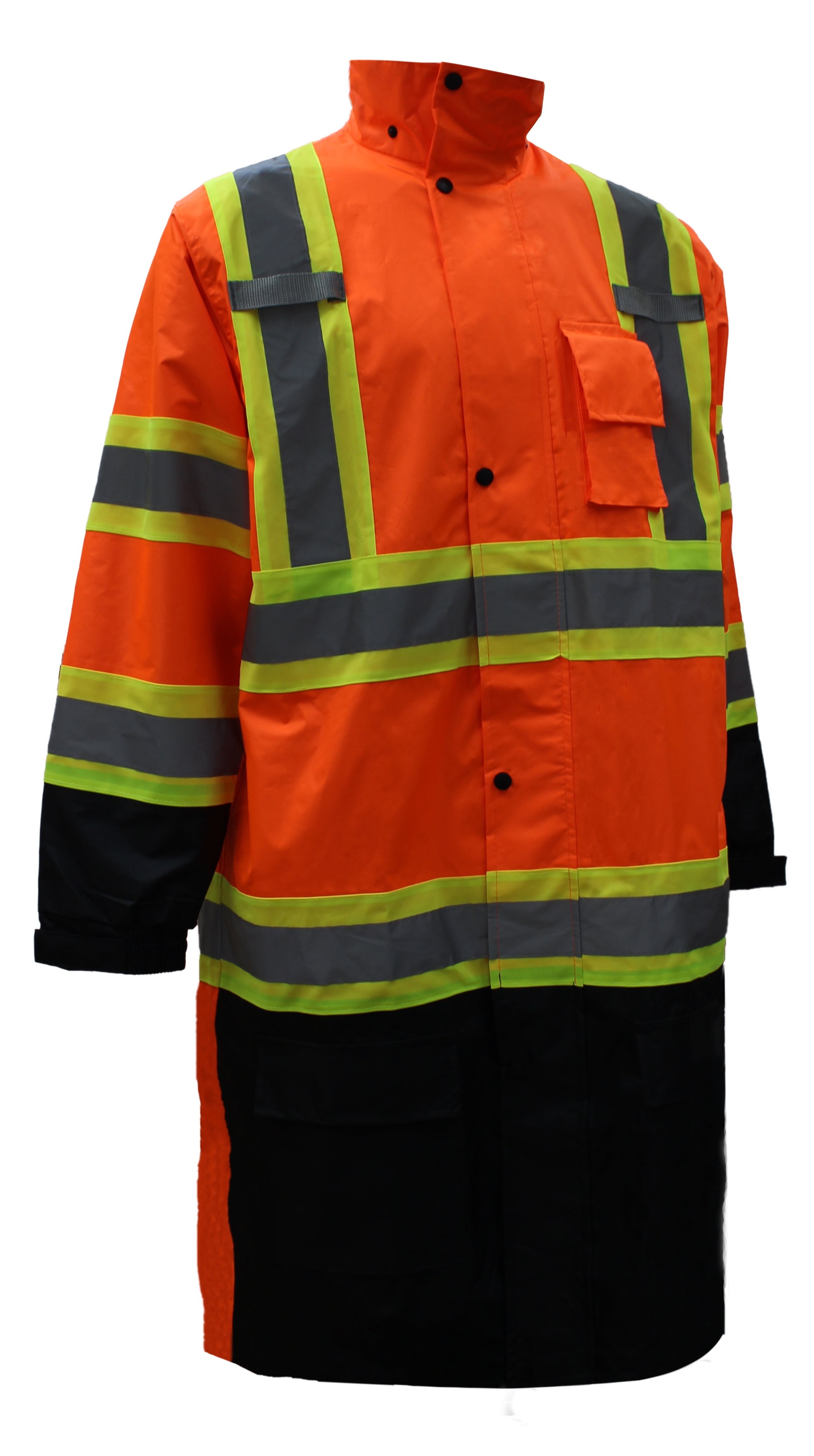RK Safety RC-CLA3-TOR88 Class 3 Rainwear Reflective Hi-Viz Black Bottom ...