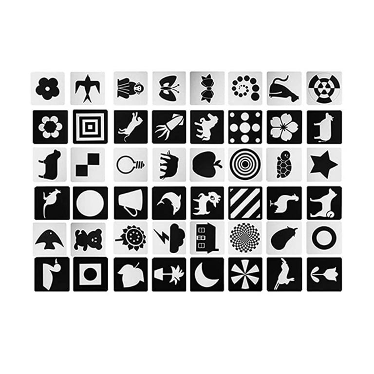 Black And White Shapes For Babies