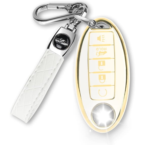 Key Fob Cover Compatible with Nissan Murano Pathfinder Rogue Titan ...