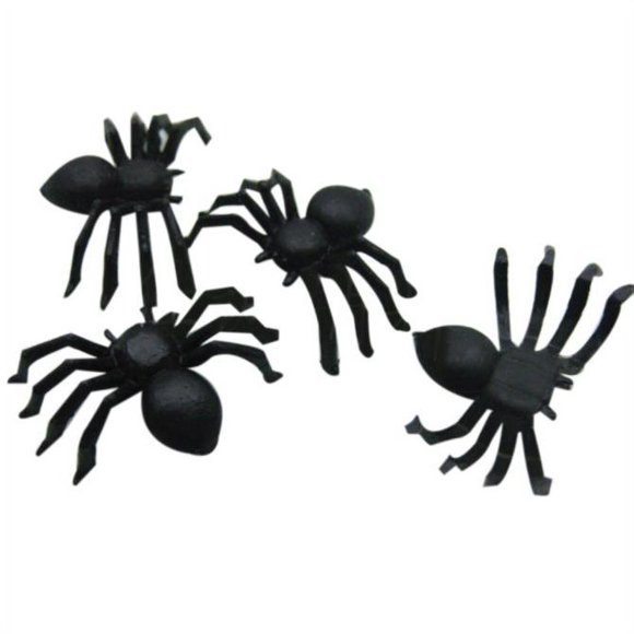 Small Plastic Spiders