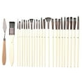 Brush set,Handle With Scraper Different Sizes Professional Wooden ...