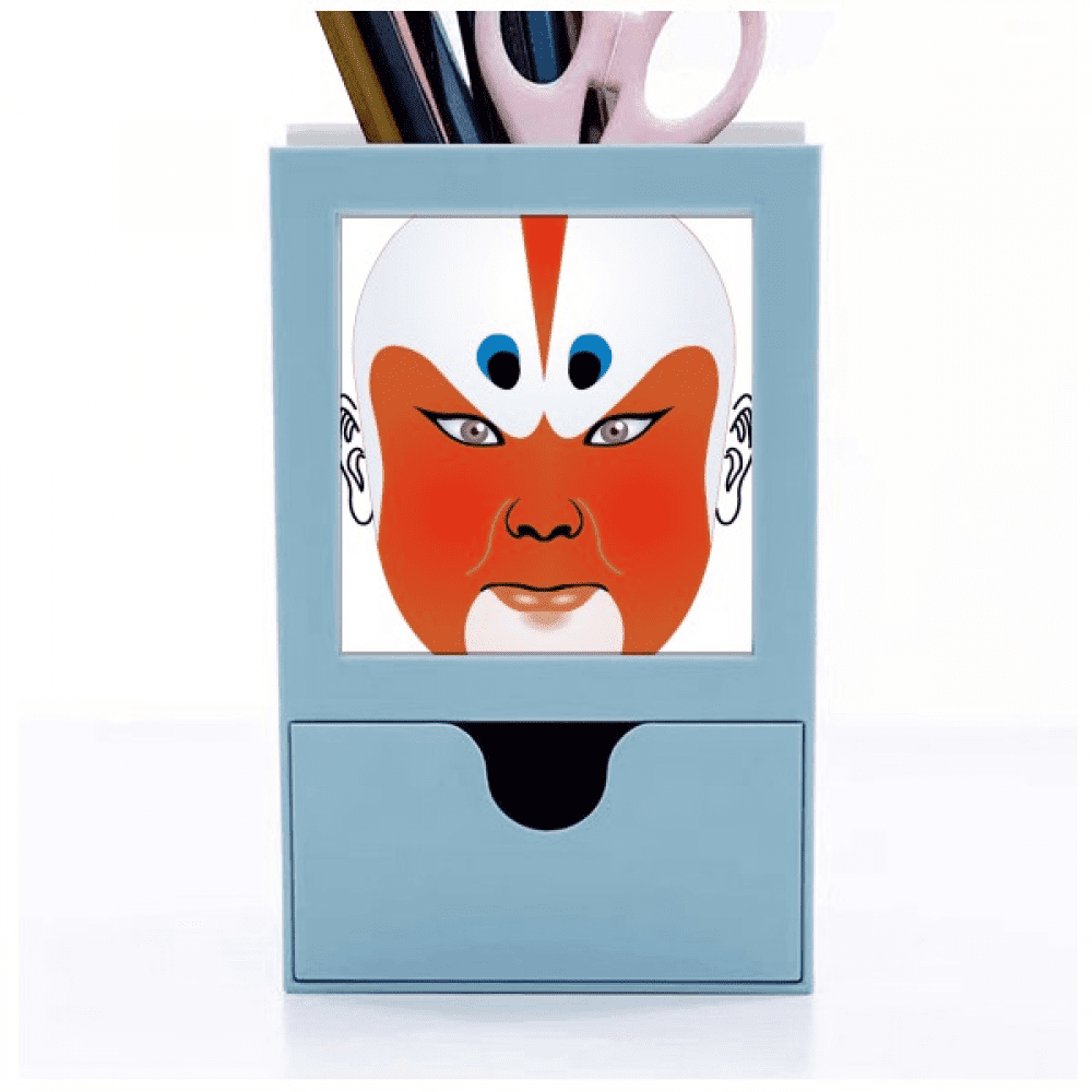 Peking Opera Head Colorful Qunyinghui Desk Supplies Organizer Pen ...