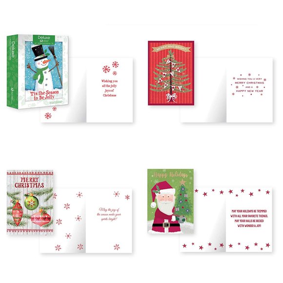 Glitter Boxed Christmas Cards