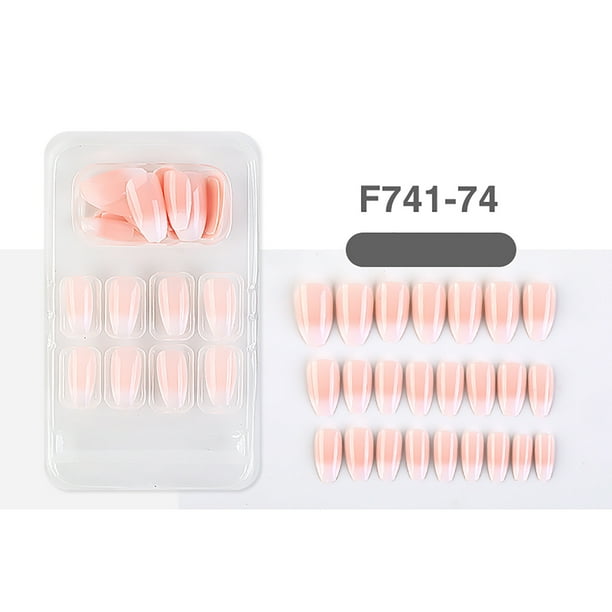 Xihbxyly up to 60% off Gifts Fake nail stickers wearable nails finished ...