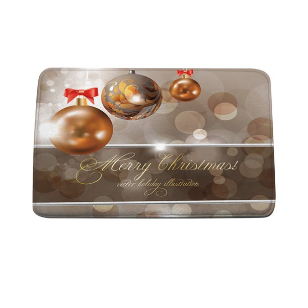 Teissuly Christmas Cartoon Home Door Mat Absorbent Mat Living Room ...