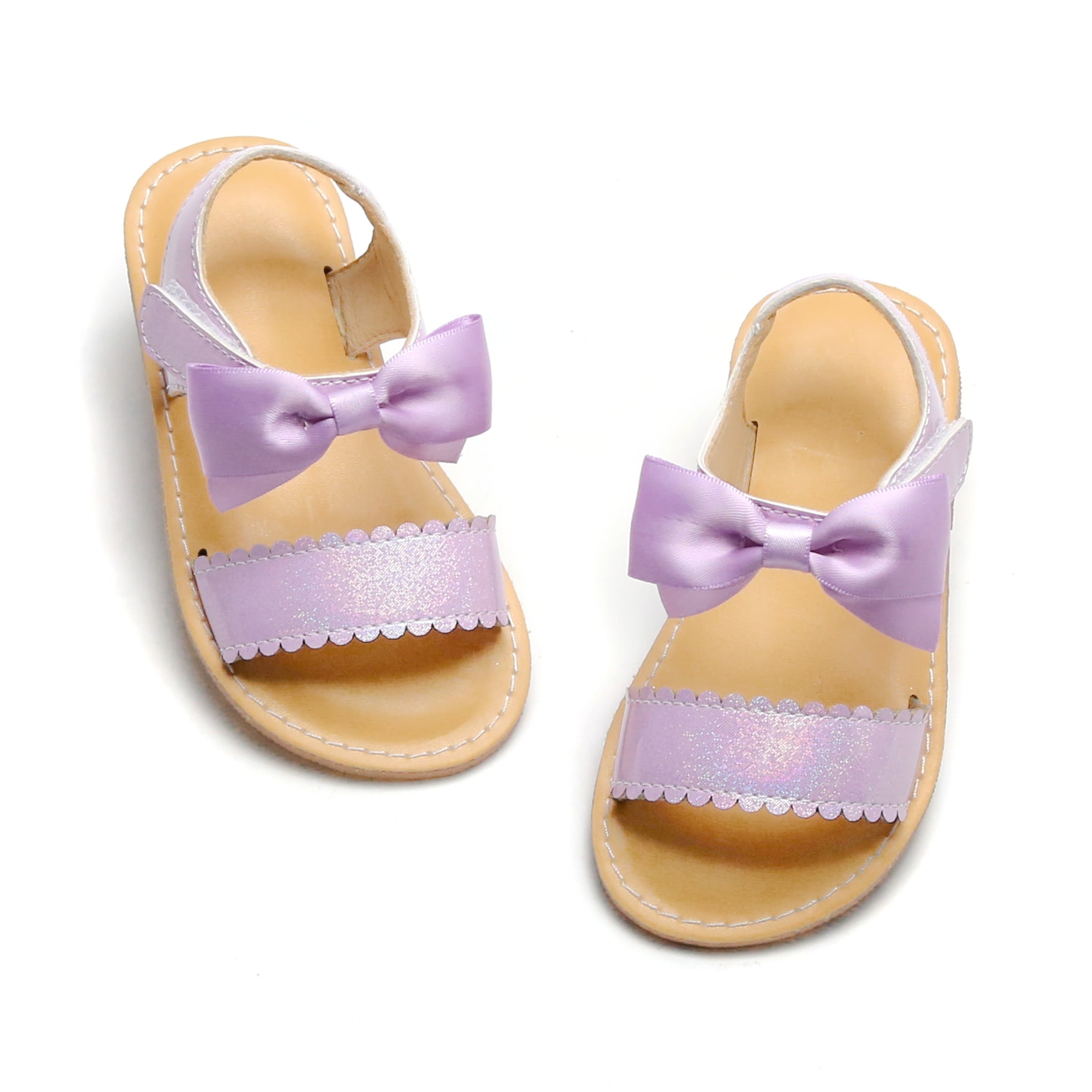 Little Girl Purple Sandals Size 12 Easter Flower Girl Dress Shoes Open ...