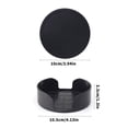 6Pcs Round Silicone Drink Coasters Heat Resistant Protects Tables From ...