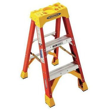 Werner 264 2-Step Type III Aluminum Platform Ladder - Walmart.com