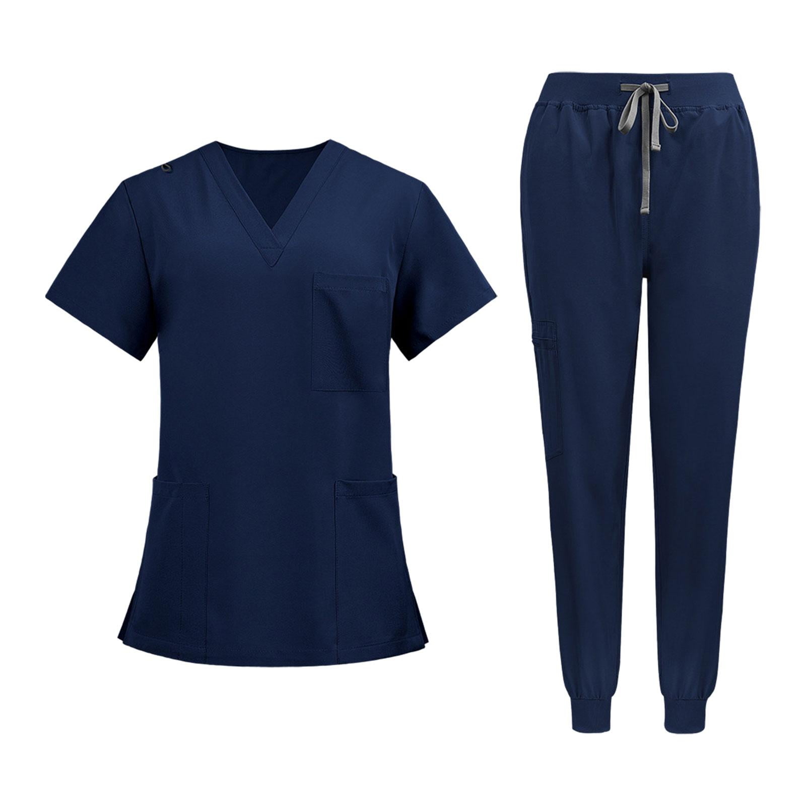 Click here for Bunblic Nursing Uniforms Scrub Set Nurse Top And P... prices