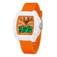 Women's Analog Digital Watch, 5ATM Waterproof Square Sport Wristwatch ...