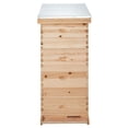 40-Frame Size Beekeeping Kit Bee Hive House Frame Beehive 20 Deep 20 ...