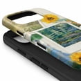 Art Collage Tough Case for Apple iPhone, Sunflower Painting Print, Dual ...