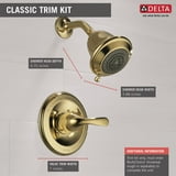 Delta Classic Shower Trim with Touch Clean Technology, Available in ...
