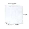 Uxcell Acrylic Display Case Plastic Box Cube Storage Box Assemble ...