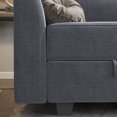 Honbay Large Storage Sectional Sofas, Modular U-Shape Couch with Extra ...