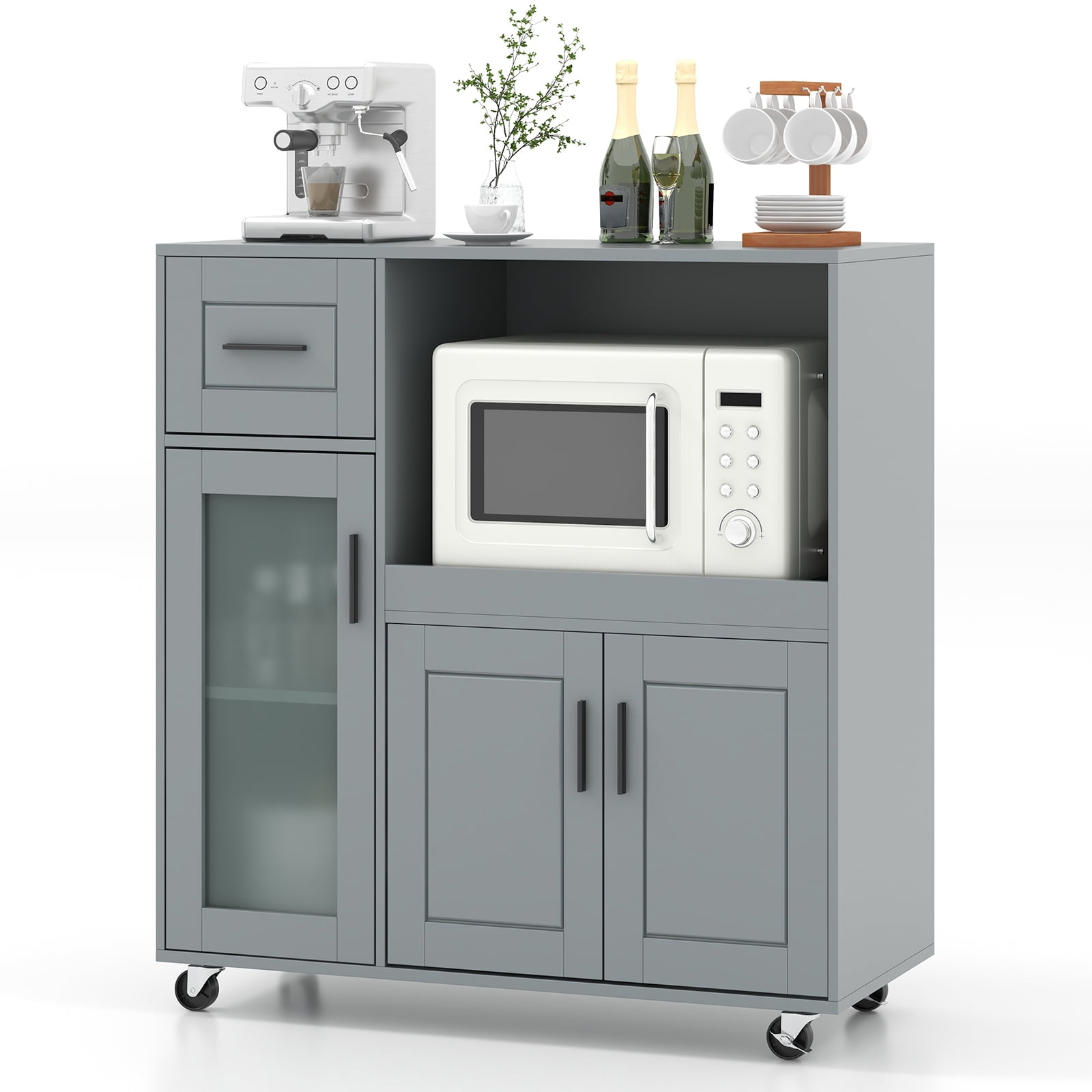 Click here for Patiojoy Rolling Kitchen Island With Wheels Kitche... prices