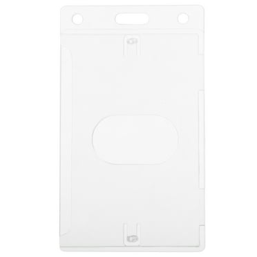 Heldig Vertical ID Badge Holders Sealable Waterproof Clear Plastic ...