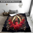 Virgin Mary Pattern Blanket, 1 Count Soft WarmThrow Blanket,Air ...