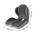 YaoZQ Ergonomic L-Shaped Seat Cushion With Lumbar Support. A Full Back ...