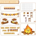 Yh Tech Camping Campfire Bulletin Board Set, Marshmallow S'More ...
