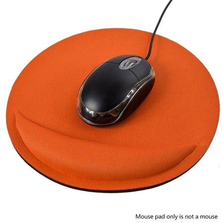 Round Shape Ergonomic Mouse Mat Pad Non-Slip Mousepad Computer Pc Wrist ...