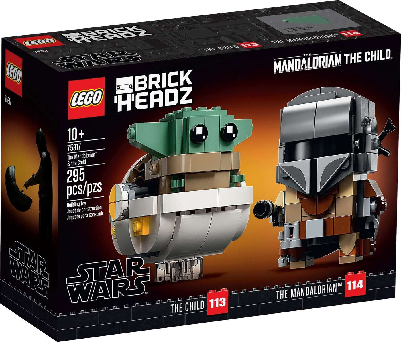 Pre-Owned LEGO BrickHeadz Star Wars The Mandalorian & The Child 75317 ...