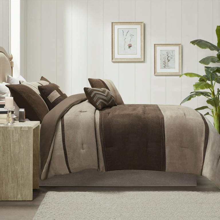 Brown Suede Comforter