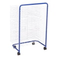 Sprogs Mobile Art Drying Rack & Craft Display, Steel, Blue/White (23x17 ...