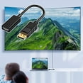 DP to HDMI Adapter Cable for Notebook and Projector Use with Gold ...