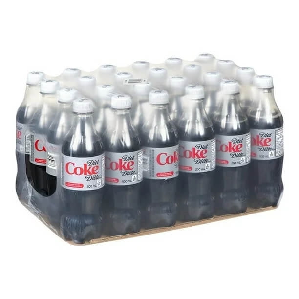 Coca Cola Diet Coca Cola Soft Drink, Polyethylene | 500ML/Unit, 24 ...