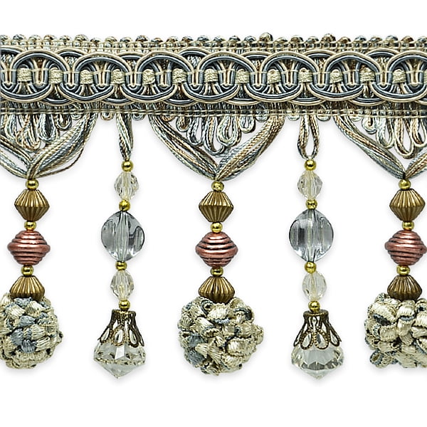 Expo Int'l Preshea Decorative Beaded Fringe Trim by the yard - Walmart.com