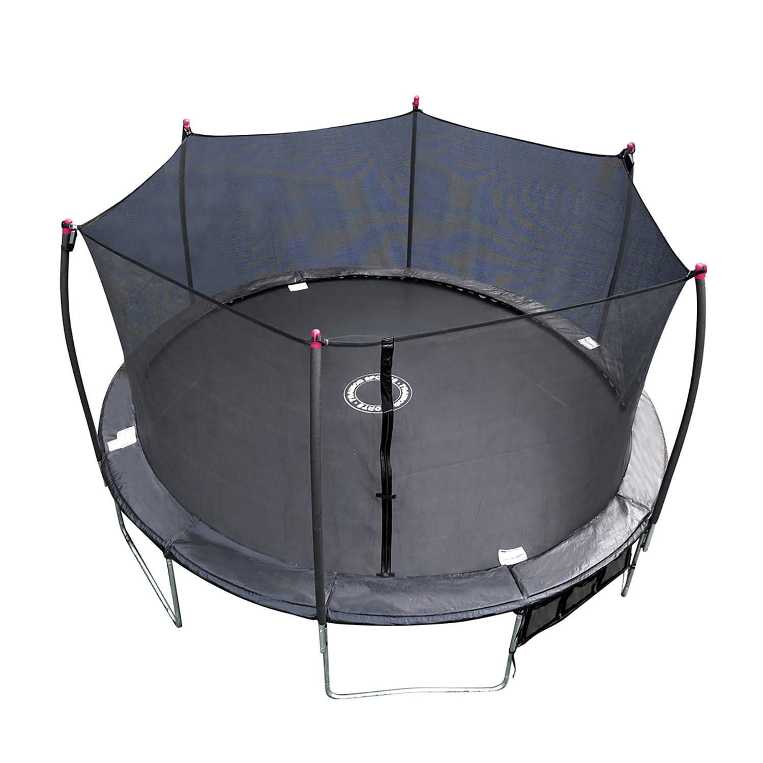 Click here for Trainor Sports 17 Ft Oval Trampoline And Enclosure... prices