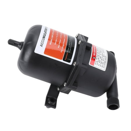 Accumulator 0.75L Mini Pressure Tank with Clamps 1/2 MNPT Port Pre ...