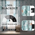 Coastal Beach Curtains 2 Panels Set Nautical Ocean Themed 50% Light ...