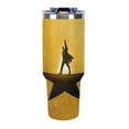 40oz Hamil-,ton Star Music0l Insulated Tumbler With Lid and Straws ...