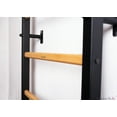 BenchK 721 Black Stall Bar exercise rehabilitation equipment with fixed ...