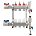 Underfloor Heating Manifold Flow Meter-Regulator Visual Floating Value ...